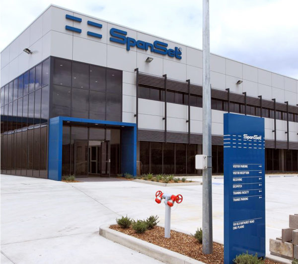 SpanSet | Branding Gebäude | defacto|ci